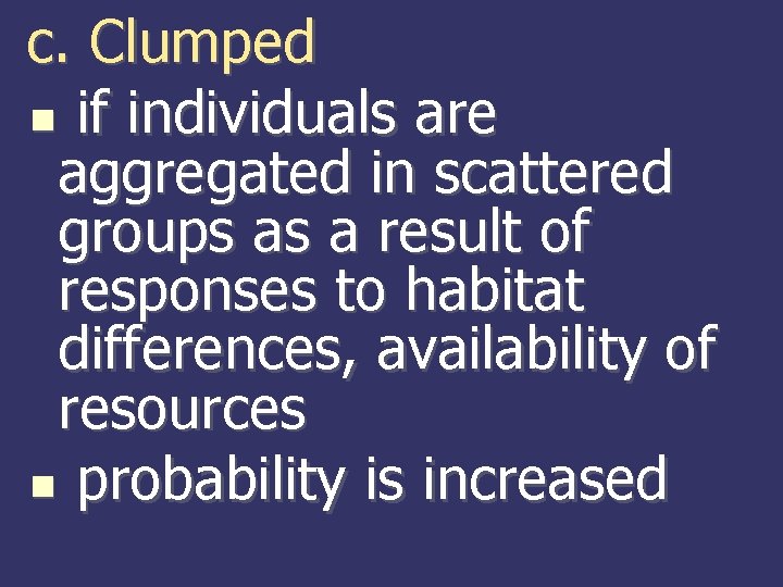 Population Ecology Population potentially interbreeding and interacting ...