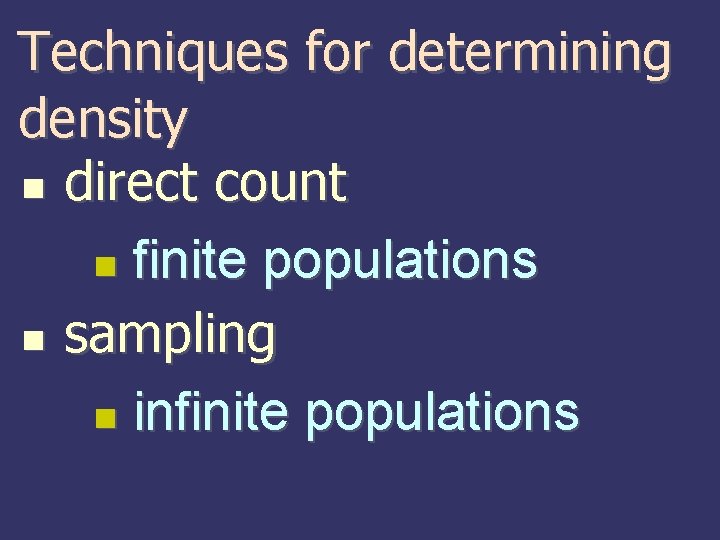 Population Ecology Population potentially interbreeding and interacting ...