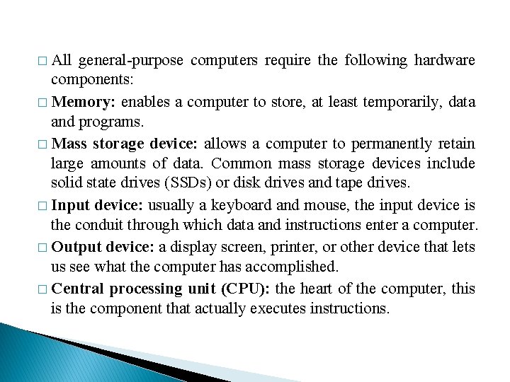 Basics of Computer Computer A computer is a