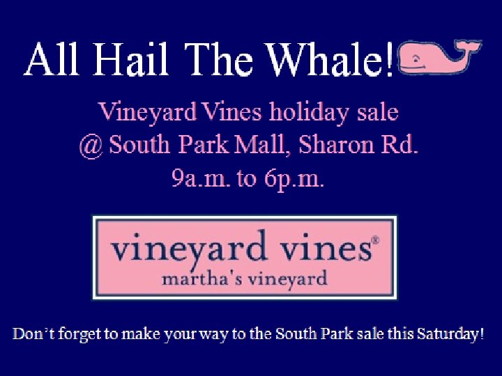 Vineyard Vines BY STUDENT NAMES IN ALPHA ORDER