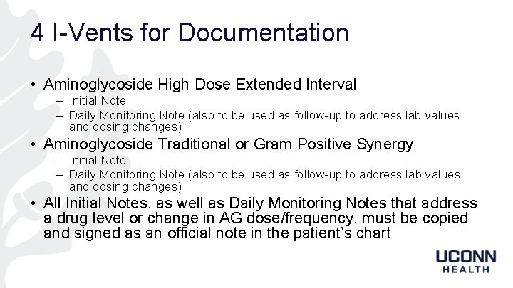 Aminoglycoside Collaborative Practice Dosing Protocol Created by Andrew