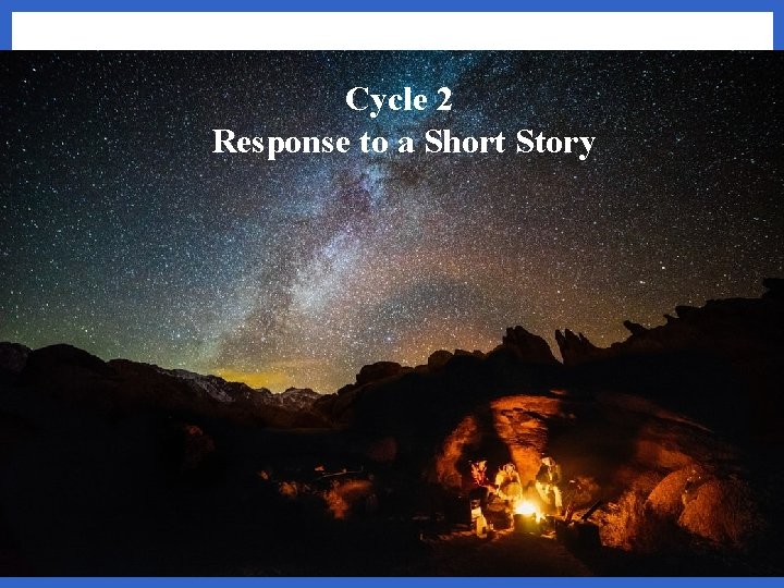 Cycle 2 Response to a Short Story 1