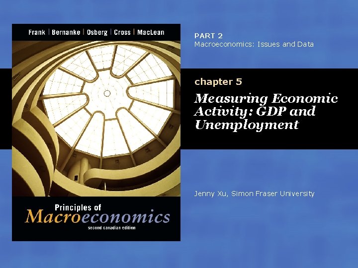 PART 2 Macroeconomics Issues and Data chapter 5