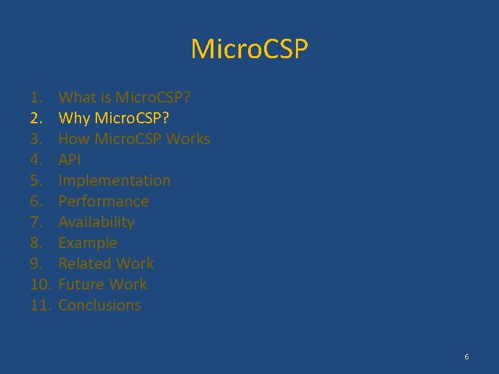 A SuperSimple RunTime for CSPBased Concurrent Systems Michael