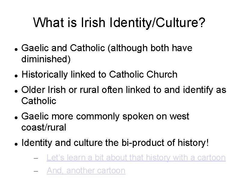 Ireland and the Irish On Screen Basic Numbers