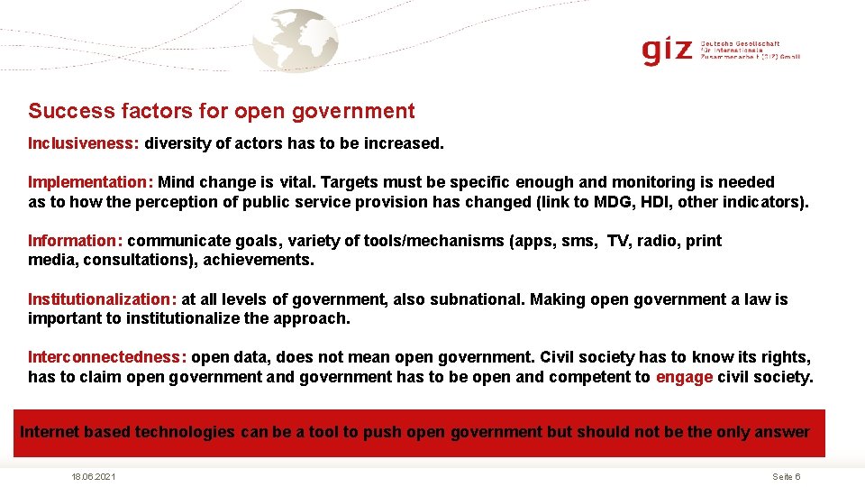 Reflections about open and responsive government Asian Public