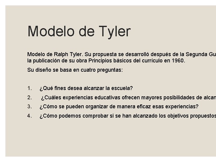 MODELOS PARA EL DISEO CURRICULA Griselda Vlez Chabl