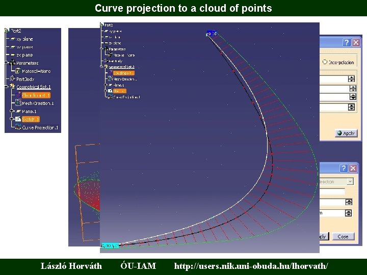 Laboratory 9 Processing cloud of points into curve
