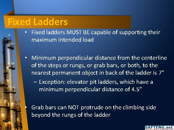 OSHAs NEW 1910 23 Ladders Application of 1910