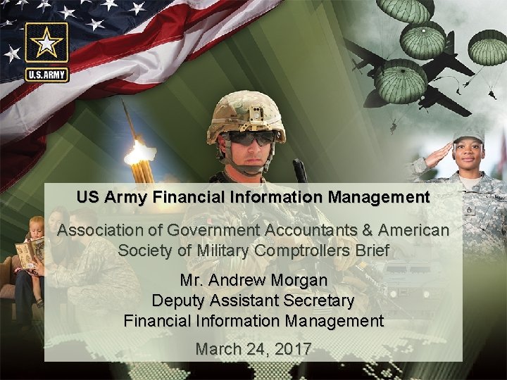 US Army Financial Information Management Association of Government