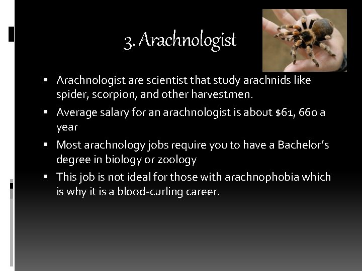 15 SPOOKY CREEPY SCARY CAREERS By Angel Pimentel