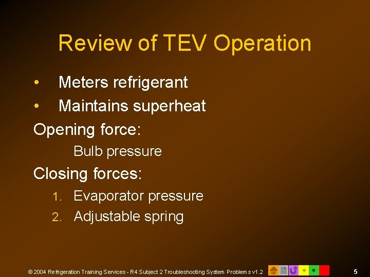 R 4 Troubleshooting Refrigeration 2 System Problems 2004