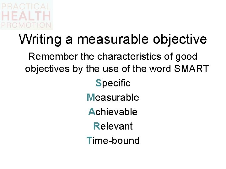 Chapter 16 Planning and Management of Health Promotion