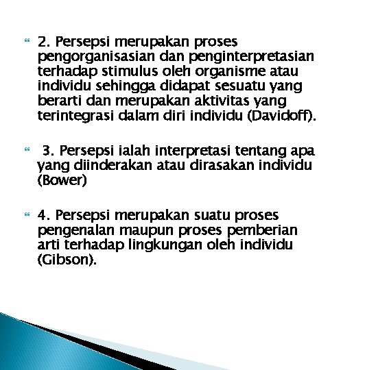 BIOPSIKOLOGI 4 Sistem Visual dan Mekanisme Persepsi April