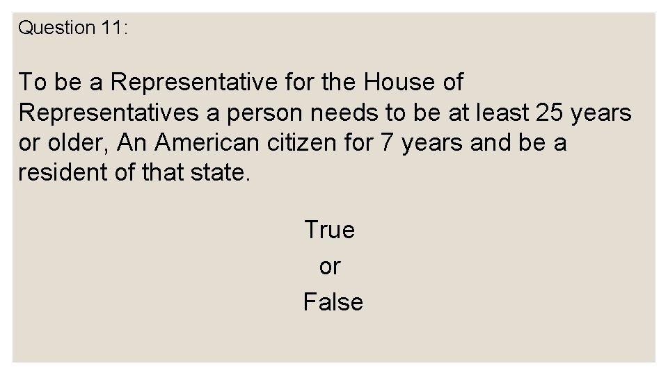 UNIT 3 LEGISLATIVE BRANCH What do you know