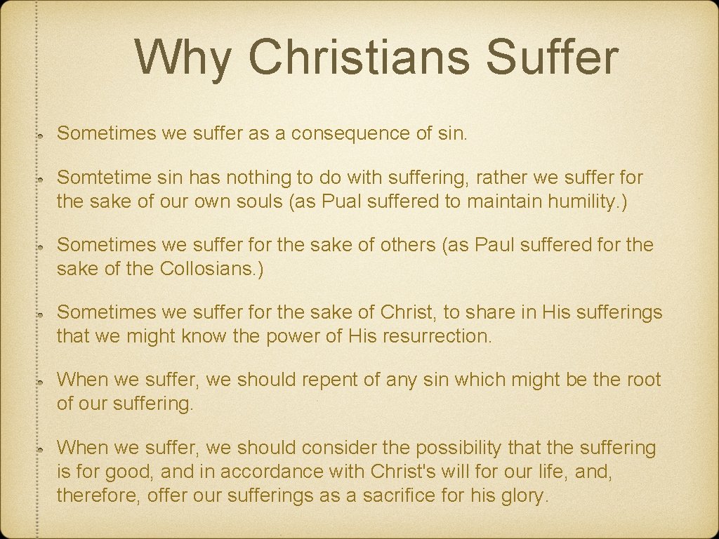 Sunday Bible College Chapter 9 Miracles of Jesus