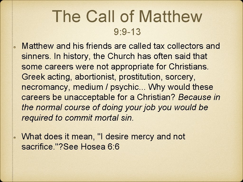 Sunday Bible College Chapter 9 Miracles of Jesus