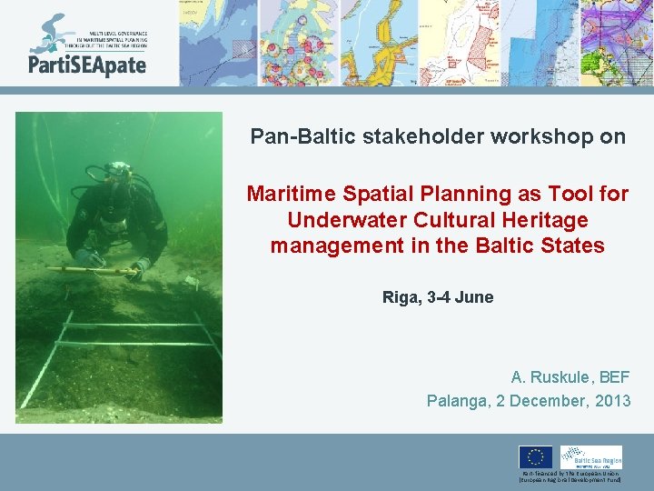 PanBaltic stakeholder workshop on Maritime Spatial Planning as