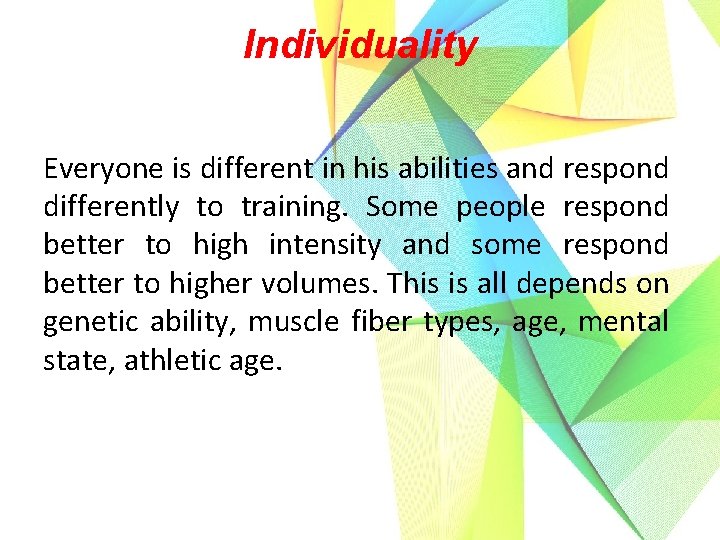 Science of Sports Training Prepared by Reema Aman