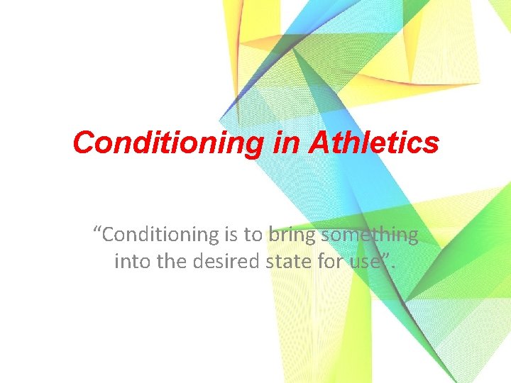 Science of Sports Training Prepared by Reema Aman