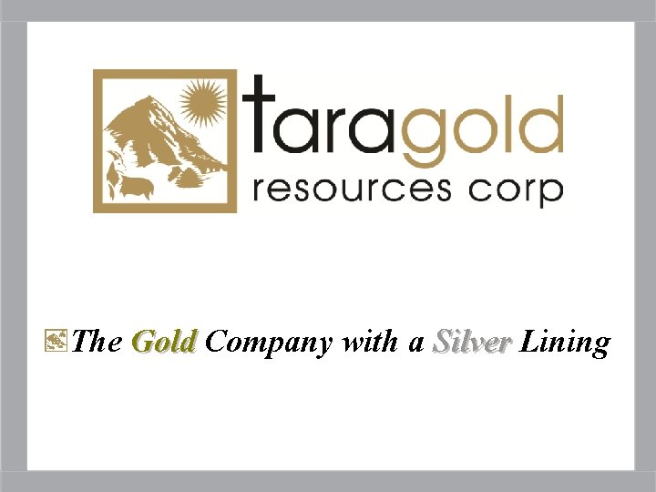 The Gold Company with a Silver Lining HIGHLIGHTS