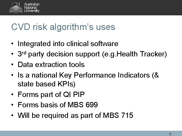 Improving prevention of cardiovascular disease through better software