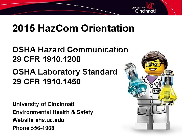 2015 Haz Com Orientation OSHA Hazard Communication 29