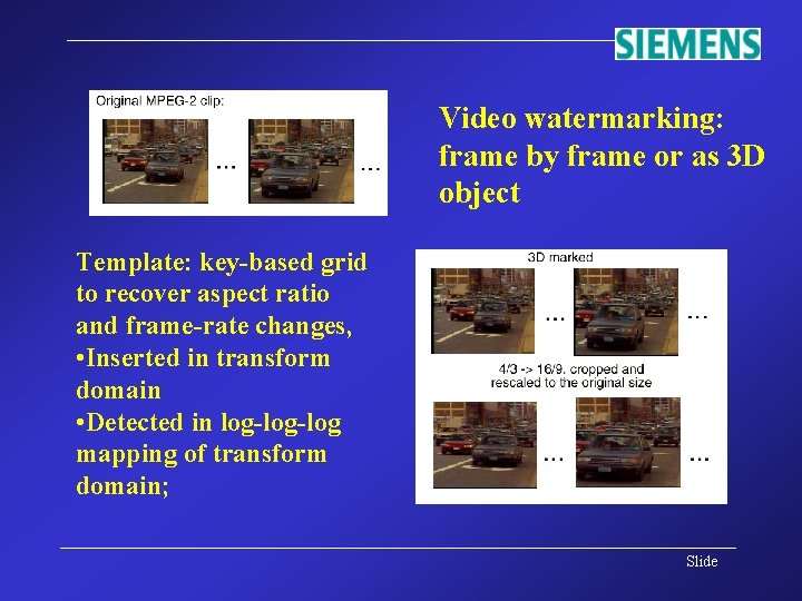 Digital Watermarking How it works SIGGRAPH 99 Panel