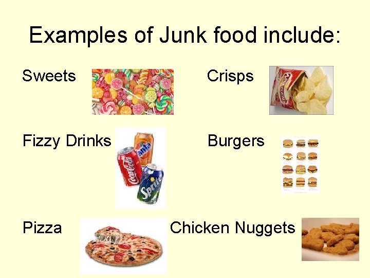 Difficulties Eating a Balanced Diet Junk Food What