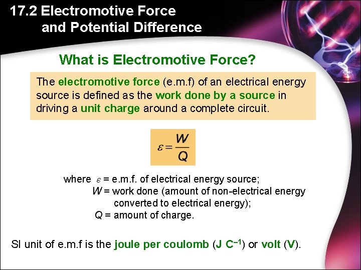 CHAPTER 17 Current Electricity 2013 Marshall Cavendish International