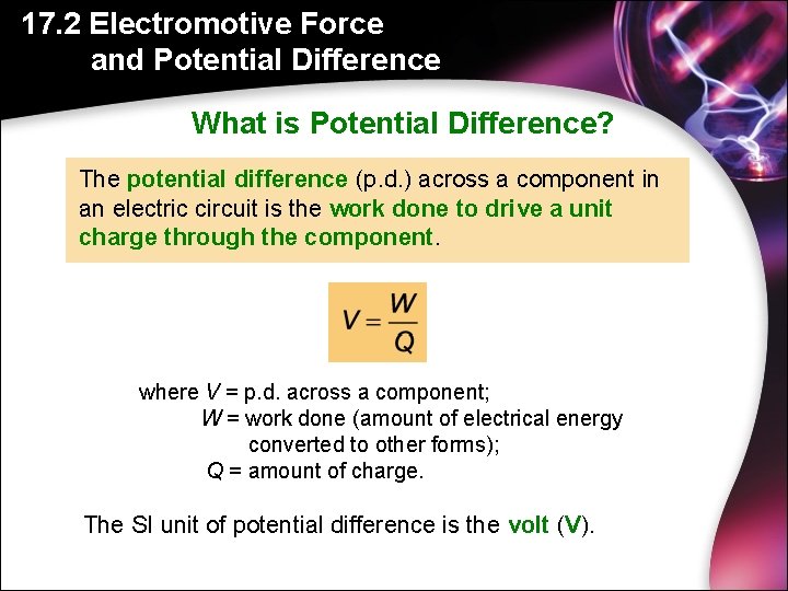 CHAPTER 17 Current Electricity 2013 Marshall Cavendish International