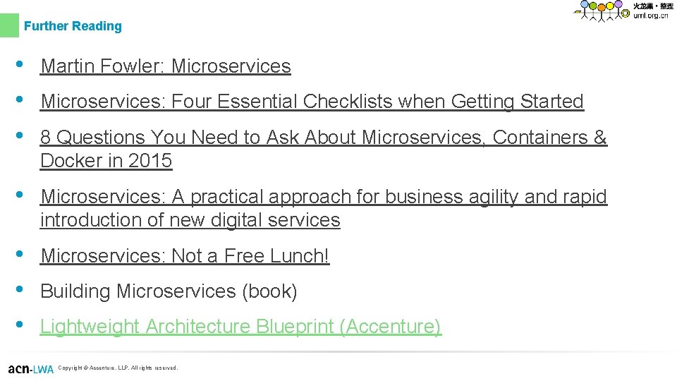 Microservices Overview Copyright Accenture LLP All rights reserved