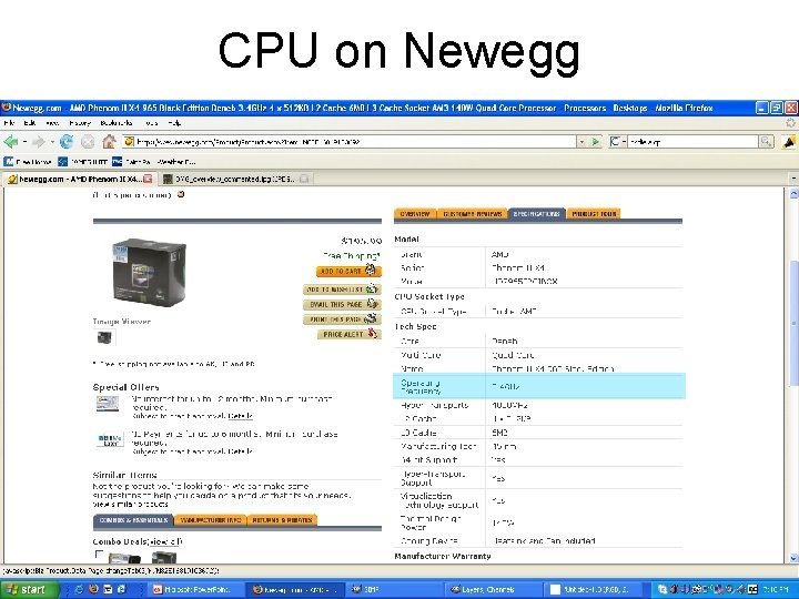Transistors Millions of little gates Central Processing Unit