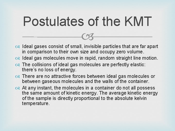 The Gas Phase Kaylen Bunch Andrew Durham The
