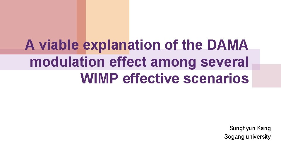A viable explanation of the DAMA modulation effect