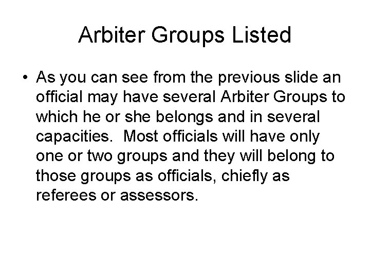 USSF North Carolina Arbiter Referee Assignment Site An
