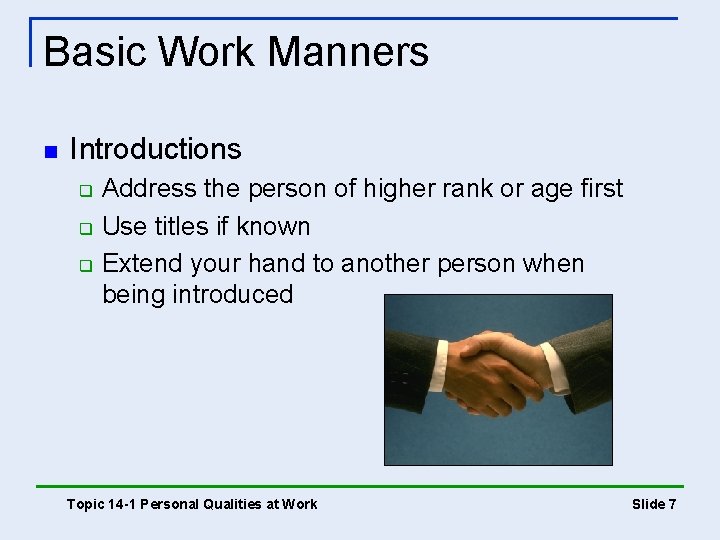 The Office Procedures and Technology Chapter 14 Working