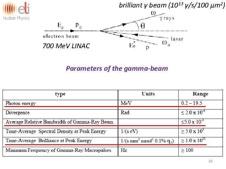 The ELINP project Towards experiments with intense gammabeams