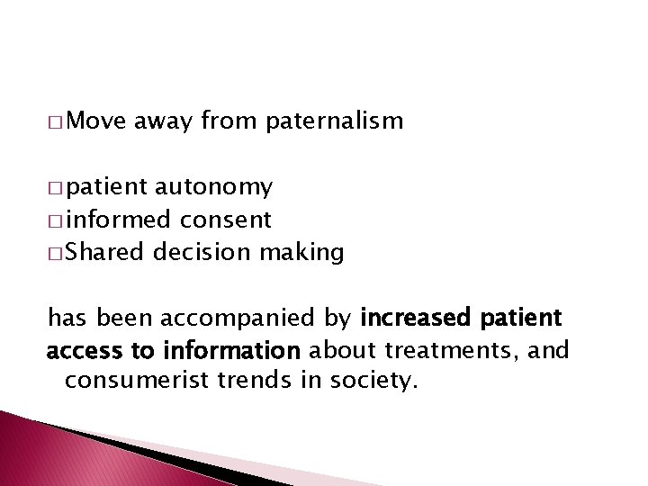 Ethics of evidence based medicine in the primary