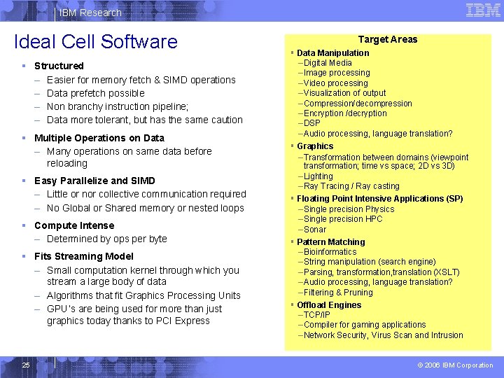 IBM Research Cell Broadband Engine BE Processor Tutorial