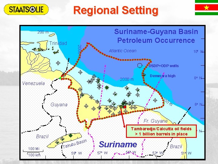 Exploration Opportunities Onshore Suriname Geographical Position ...