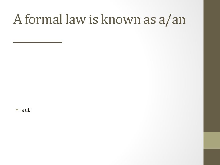 Vocabulary Review A document was signed in Paris