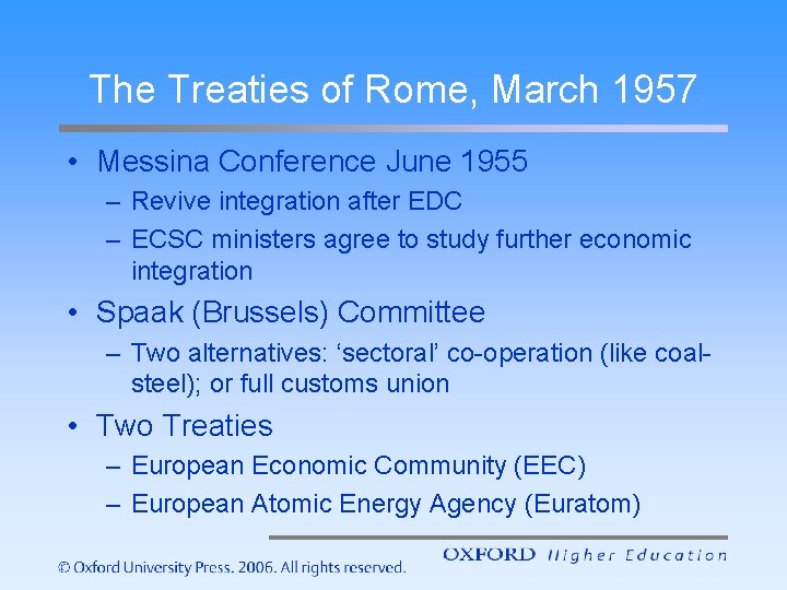 Young Kent International Relations since 1945 European Integration