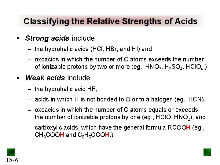 Chapter 18 18 1 AcidBase Equilibria Arrhenius AcidBase