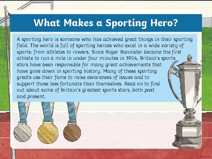 What Makes a Sporting Hero A sporting hero
