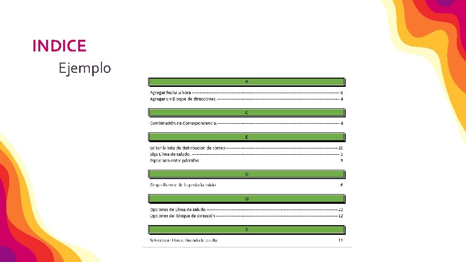 Tema Creacin de Tablas de contenidos y estilos