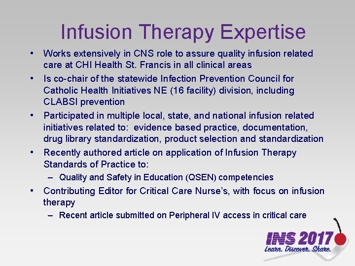 CDC Guidelines and Infusion Therapy Standards of Practice