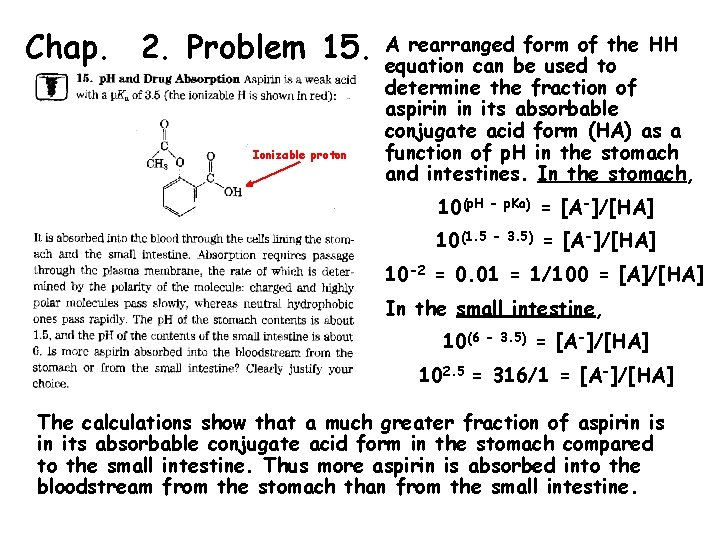 Chap 2 Problem 2 a p H log
