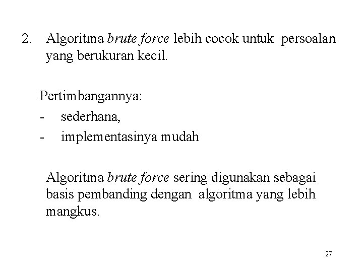Algoritma Brute Force Oleh Rinaldi Munir Bahan Kuliah