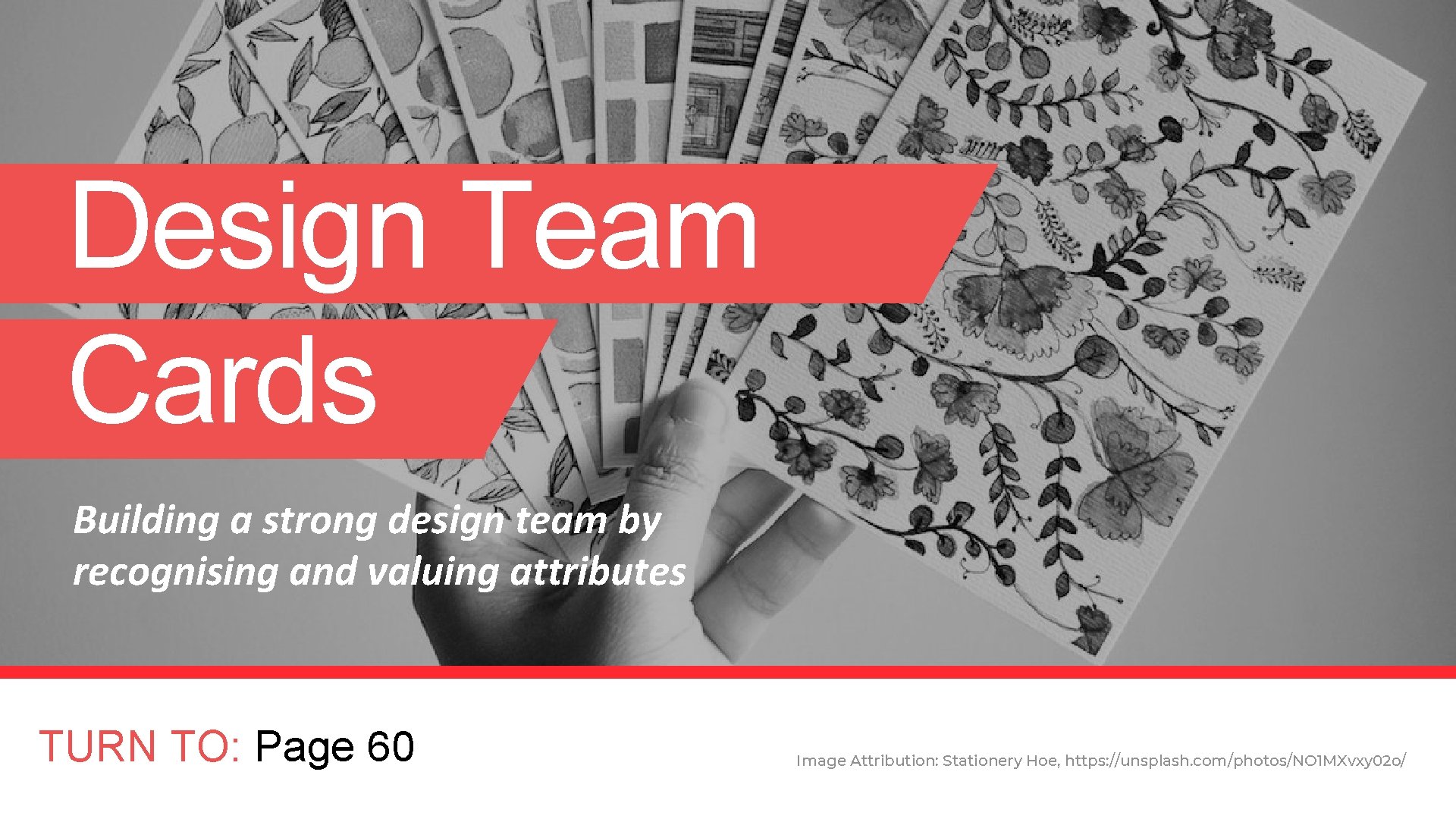 Design Team Cards Building a strong design team